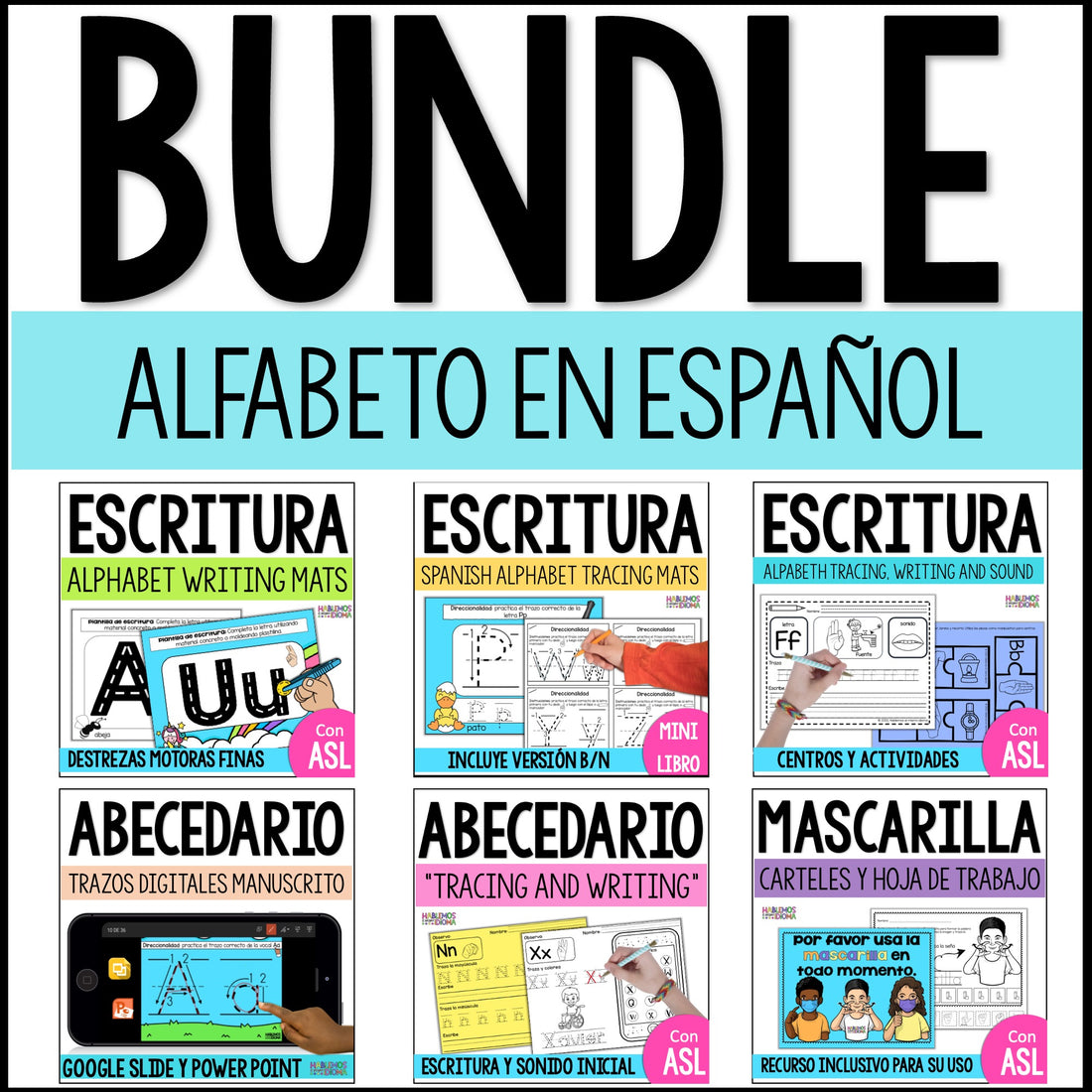 BUNDLE | Spanish alphabet | Writing – Teacher Therapy Shop