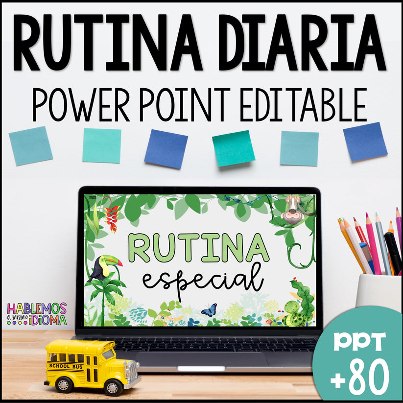 Rutina diaria editable | Calming leaves | Morning meeting in Spanish ...